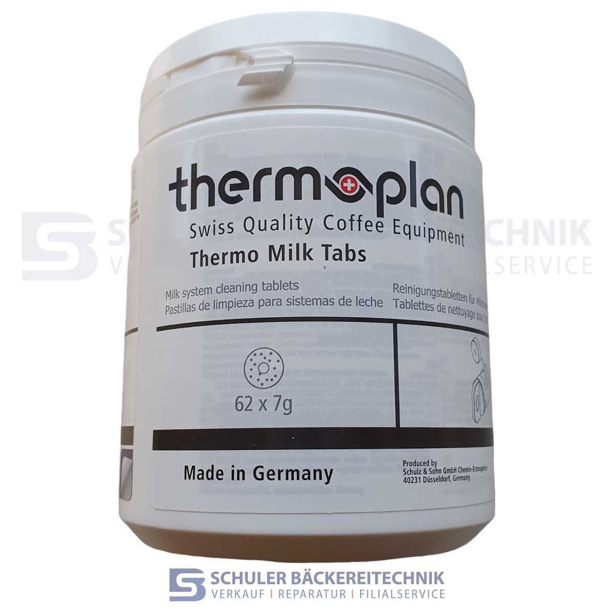 Thermoplan Milk Reinigungs-Tabletten 62 x 7g - Schuler Bäckereitechnik Shop