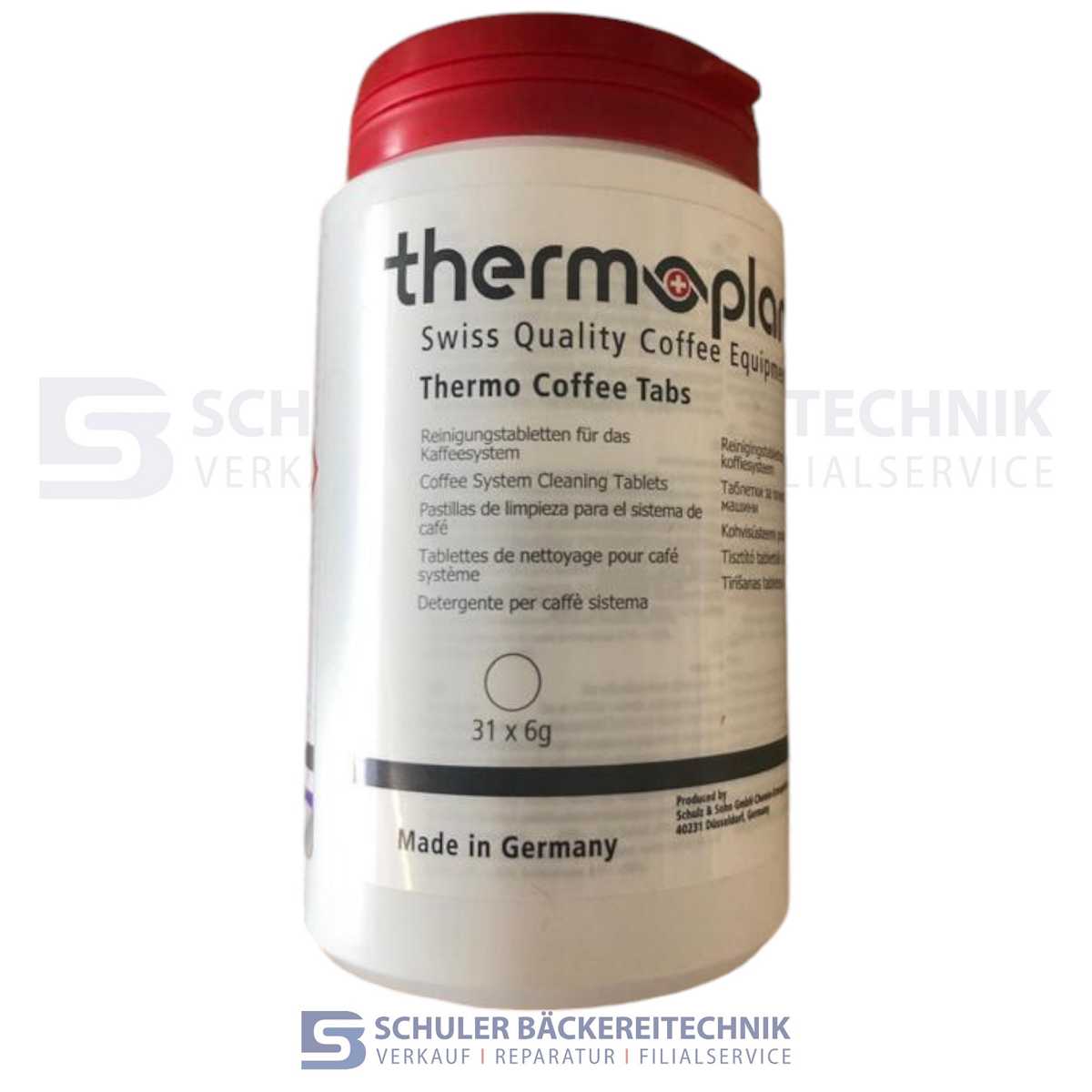 Thermoplan Reinigungstabletten 31 x 6g - Schuler Bäckereitechnik Shop